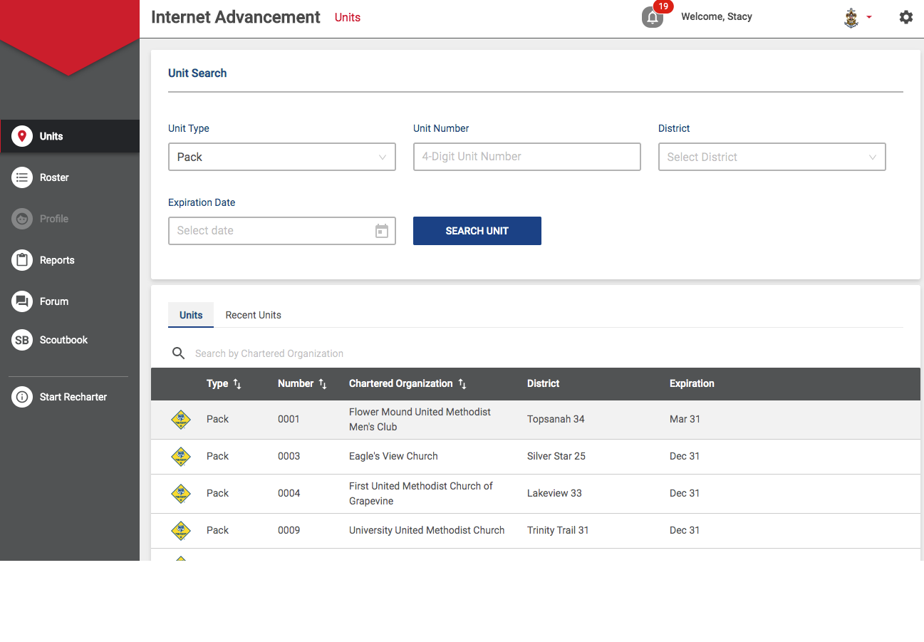 Council Professional Access to Internet Advancement (IA) - Scoutbook ...