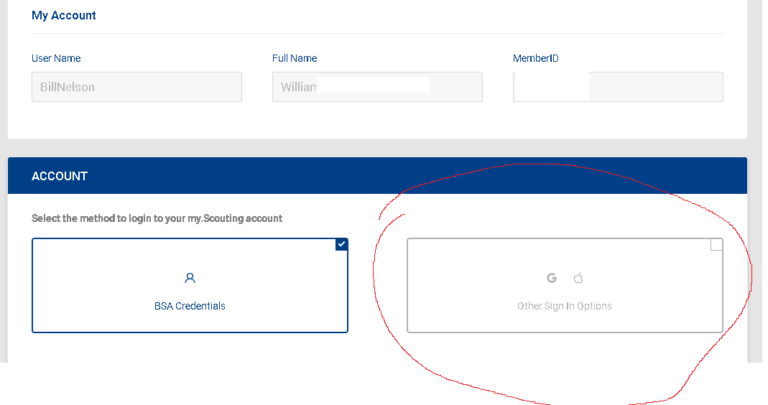 Using Your Apple or Google Login ID to Login - Scoutbook Knowledge Base