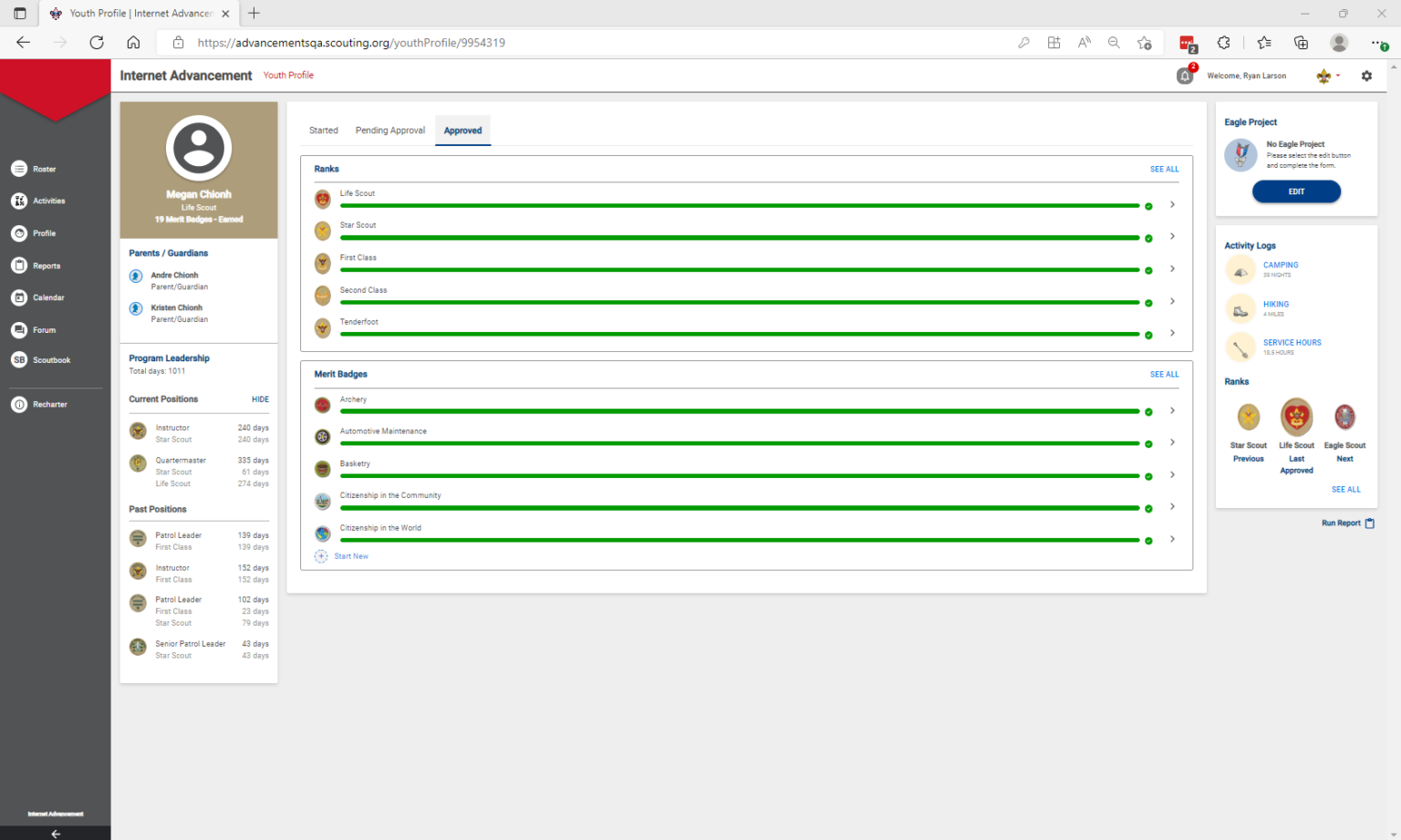 Service and Eagle Scout Project Activity Reporting - Scoutbook ...