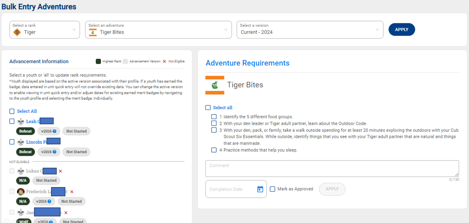 Introduction to Scoutbook Plus for Packs - Scoutbook Knowledge Base